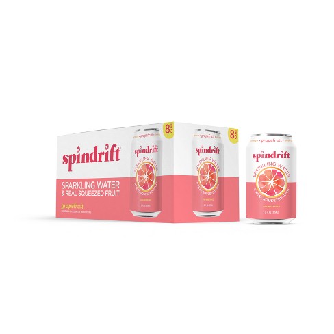 Spindrift Grapefruit Sparkling Water - 8pk/12 Fl Oz Cans : Target