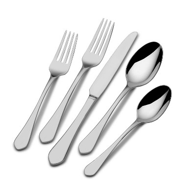 Cuisinart 20pc Stainless Steel Maree Silverware Set: Flatware Service ...