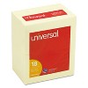 Universal Standard Self-stick Notes 3 X 5 Yellow 100-sheet 18/pack ...
