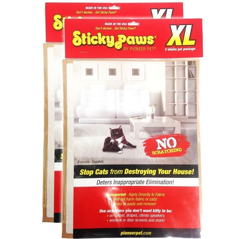 Pioneer Pet - Sticky Paws 10 Xl Sheets (2 Packs Of 5 Sheets) : Target