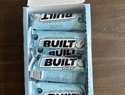 Built Bar Puff Collagen Protein Bars - Gluten Free, Coconut Marshmallow ...
