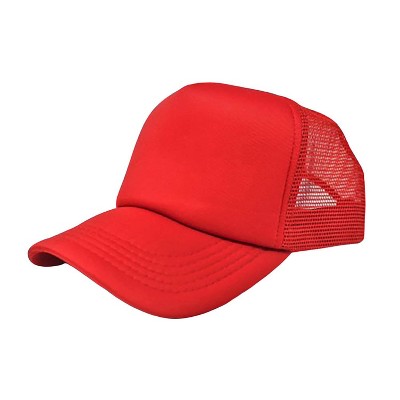 6-pack Trucker Hat Adjustable Cap Red : Target