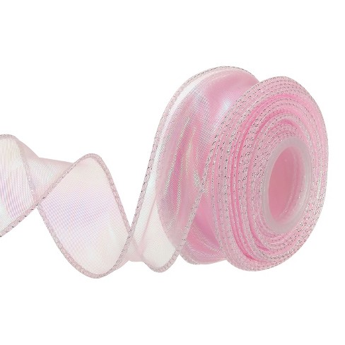 Unique Bargains Gift Wrapping Wide Sheer Wired Pastel Shimmer ...