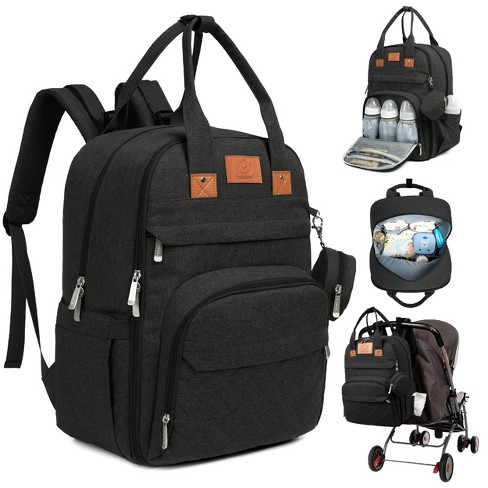 Keababies Diaper Bag With Changing Pad - Waterproof Baby Bag, Travel ...