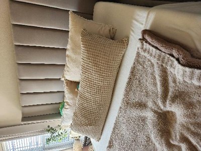 Waffle Body Pillow Cover Natural - Casaluna™ : Target