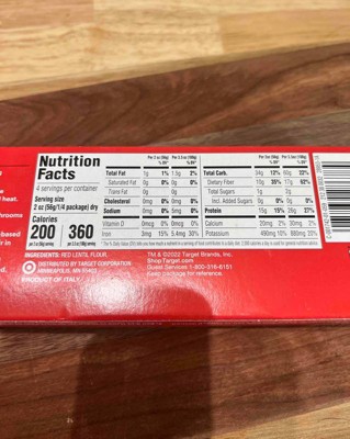 Gluten Free Red Lentil Spaghetti - 8oz - Good & Gather™ : Target