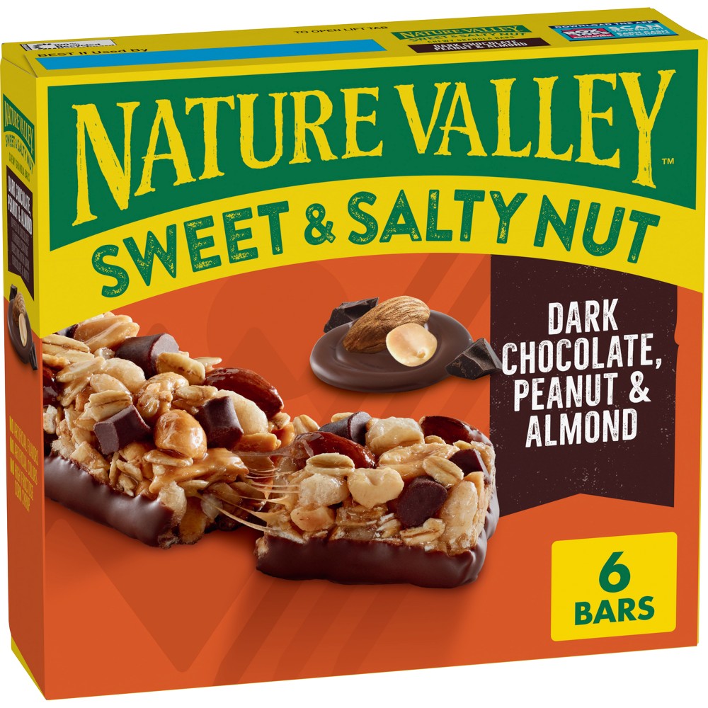 Nature Valley Sweet & Salty Dark Chocolate-Peanut & Almond Granola Bars ...