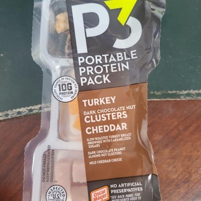 P3 Portable Protein Snack Pack With Dark Chocolate Almond Nut Clusters ...
