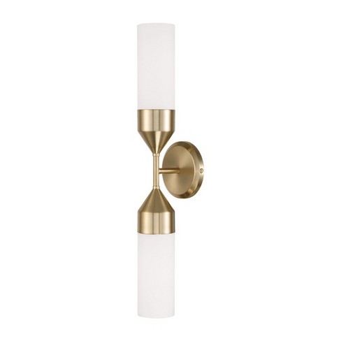 Capital Lighting Devon 2 - Light Wall Light In Matte Brass : Target