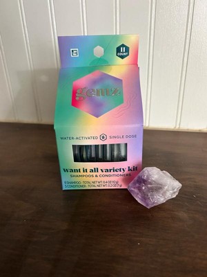 gemz Shampoo and Conditioner Want it All Variety Kit, Color Safe - 11ct ...