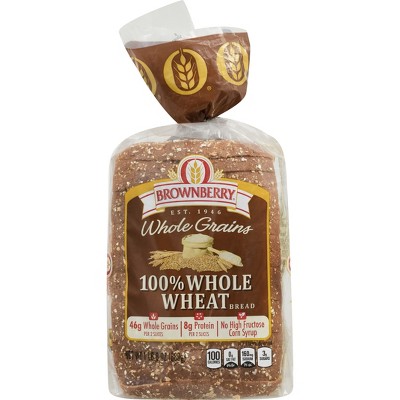 Brownberry 100% Whole Wheat Bread - 24oz : Target