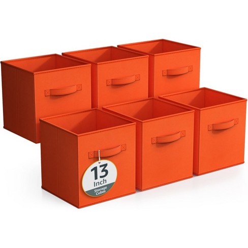 Sorbus 6 Pack 13 Inch Foldable Storage Cubes With Handles- For ...