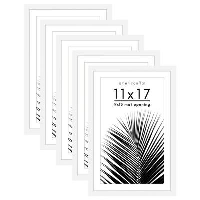 Americanflat 11x17 Poster Frame 5 Pack Of Picture Frames - Gallery Wall ...