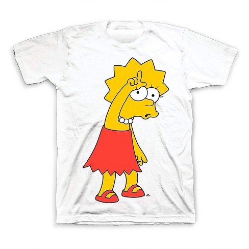 Mens Lisa Simpson Classic Shirt - Homer Bart Lisa Simpsons L Is For ...