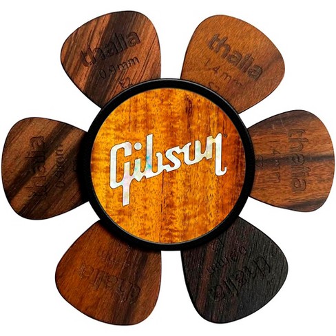 Thalia X Gibson Pick Puck Pick Holder Koa W/ Pearl Logo : Target
