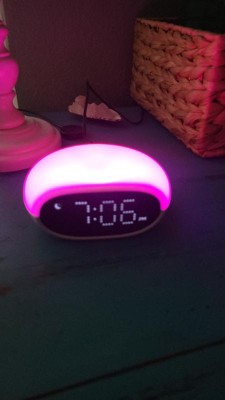Candy Glow Alarm Table Clock With Color Changing Nightlight - Capello ...