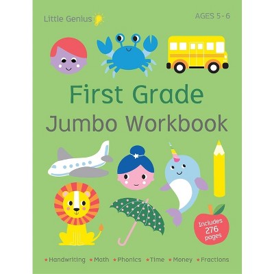 First Grade: Jumbo Workbook - (paperback) : Target