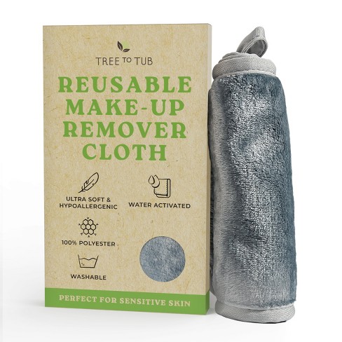 Tree To Tub Gentle Reusable Makeup Remover Towel-washable, Dual-sided ...