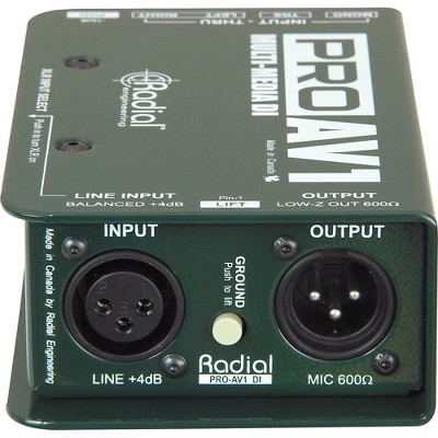 Radial Engineering ProAV1 Single-Channel Direct Box : Target