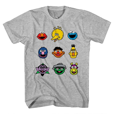 Mens Sesame Street Classic Shirt - Sesame Street Elmo Cookie Monster ...