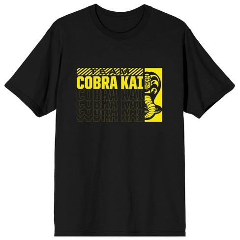 Cobra Kai Team Cobra Kai Men's Black Graphic Tee-medium : Target