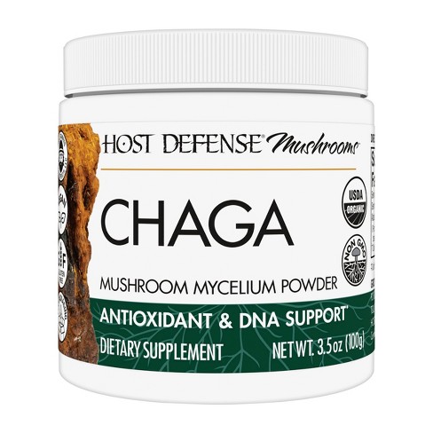 Host Defense Chaga Powder - Anxioxidant Activity Support - 3.5 Oz (66 ...