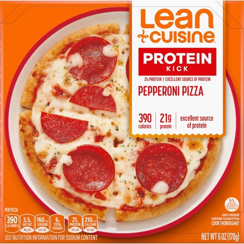 Lean Cuisine Protein Kick Pepperoni Frozen Pizza - 6oz : Target
