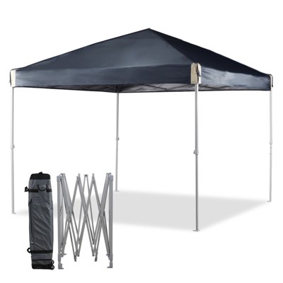 Aoodor 9.8'x9.8' Pop Up Canopy Tent With Roller Bag, Portable Instant ...