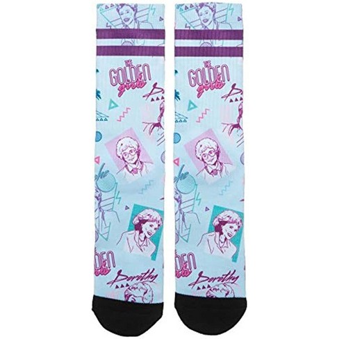 The Golden Girls Character 80s' Neon Sublimated Crew Socks ...