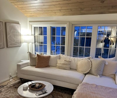 60"x20.5" Floor Lamp With Marble Table - Threshold™: Modern Standing ...