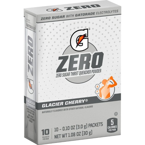 G Zero Glacier Cherry Sport Mix - 10pk/0.084oz Pouches : Target