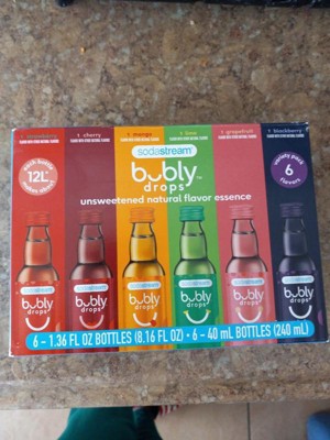 Sodastream Bubly Drops - Variety Pack - 6pk/1.36 Fl Oz : Target