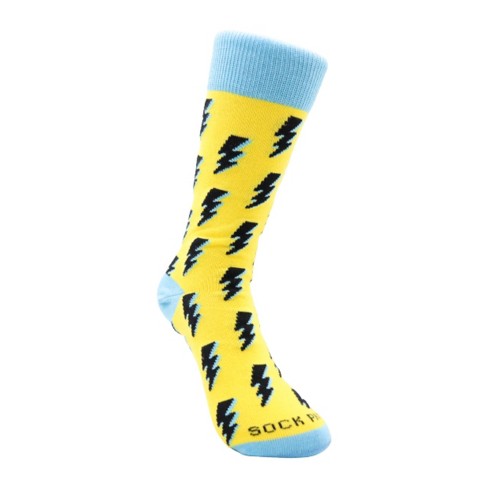 Lightning Bolts Socks (tween Sizes, Small) From The Sock Panda : Target