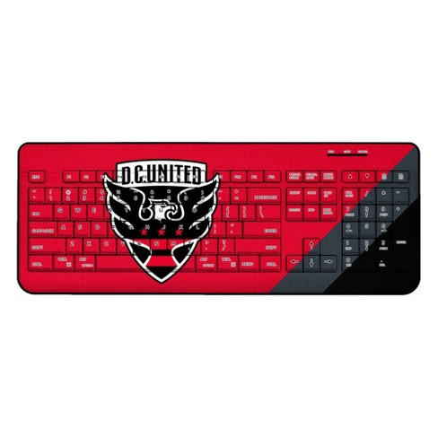 Keyscaper Dc United Diagonal Stripe Wireless Usb Keyboard : Target