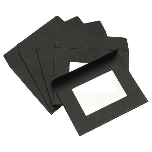 Unique Bargains Full Face Window Envelopes Clear Double Sided For ...