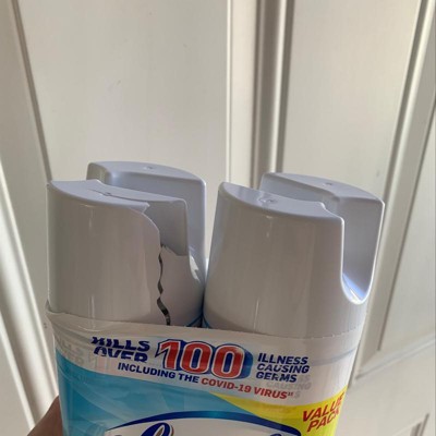 Lysol Crisp Linen Disinfectant Spray - 19oz/2ct : Target