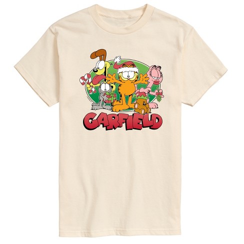 Men's Garfield Christmas Odie Nermal Arlene Pooky Short Sleeve Graphic ...