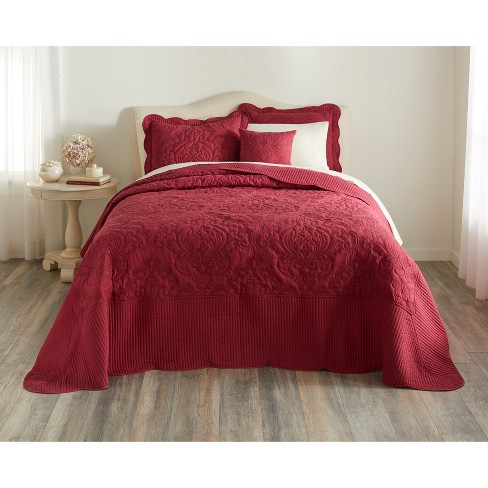 Brylanehome Amelia Bedspread - Full, Berry : Target