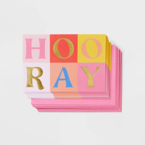 10ct Hooray Cards - Spritz™ : Target