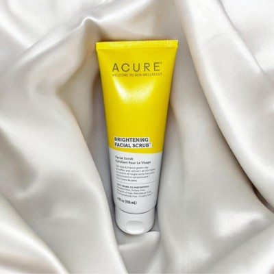 Acure Brightening Facial Scrub - Unscented - 4 Fl Oz : Target