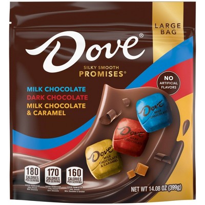 Dove Milk Chocolate, Dark Chocolate, And Chocolate & Caramel Candy ...