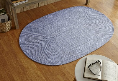 Unique Loom 2' 6 X 13' 0 Solid Shag Periwinkle Blue Area Rug : Target
