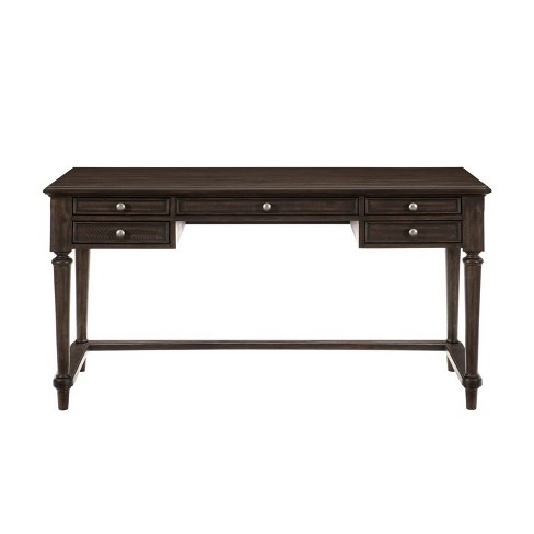 Lexicon Cardano Wood Writing Desk In Driftwood Charcoal : Target
