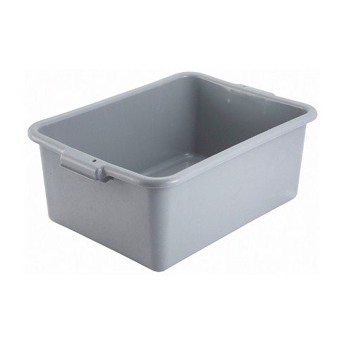 Winco Standard Weight Polypropylene Dish Box, 7" Depth : Target