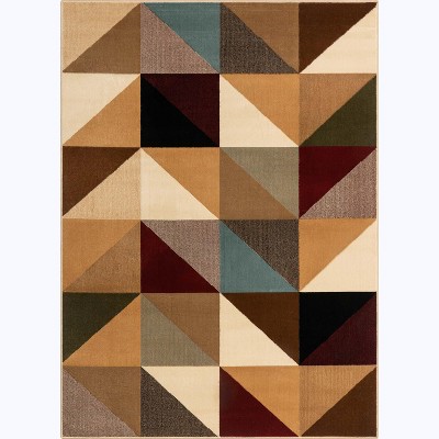 Well Woven Lincoln Modern Scandinavian Triangles Geometric 3'11" X 5'3 ...