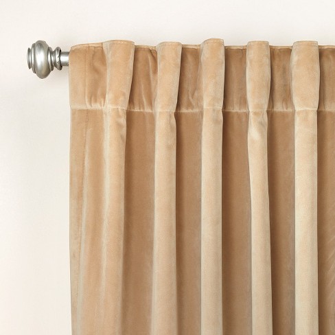 The Lakeside Collection 63" Velvet Window Curtains - Panels For Window ...