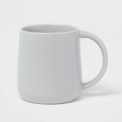 16oz Stoneware Monogram L Mug Ivory - Threshold™ : Target