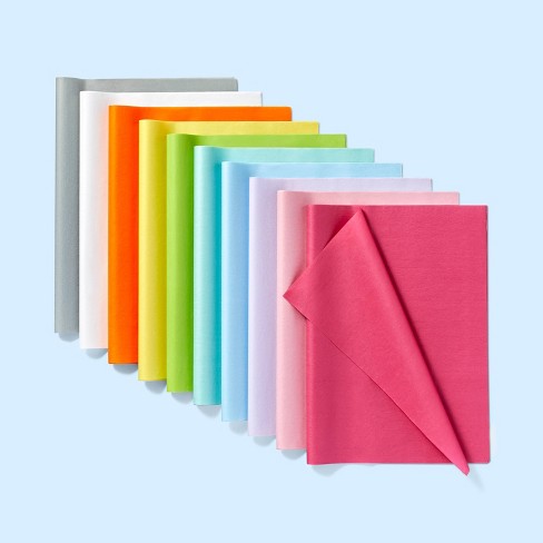 50ct Solid Pastel Colors Gift Wrap Tissue Paper - Spritz™ : Target