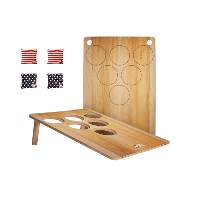 Modern Two Tone Cornhole Pong Game : Target