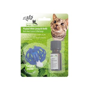 Allforpaws Green Rush-Play ball with catnip oil refill : Target